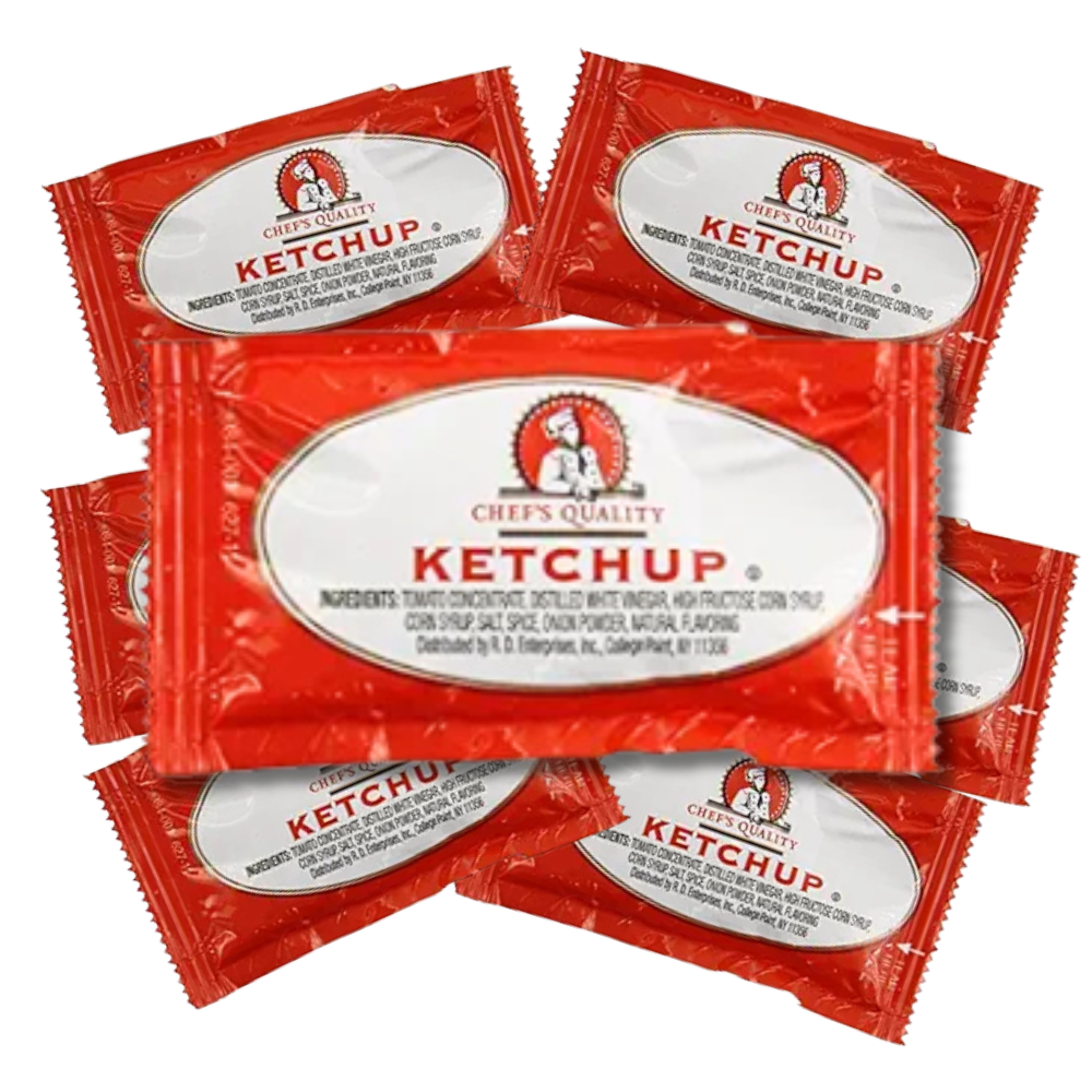 Individual Packets of Ketchup – To Go Packaging
