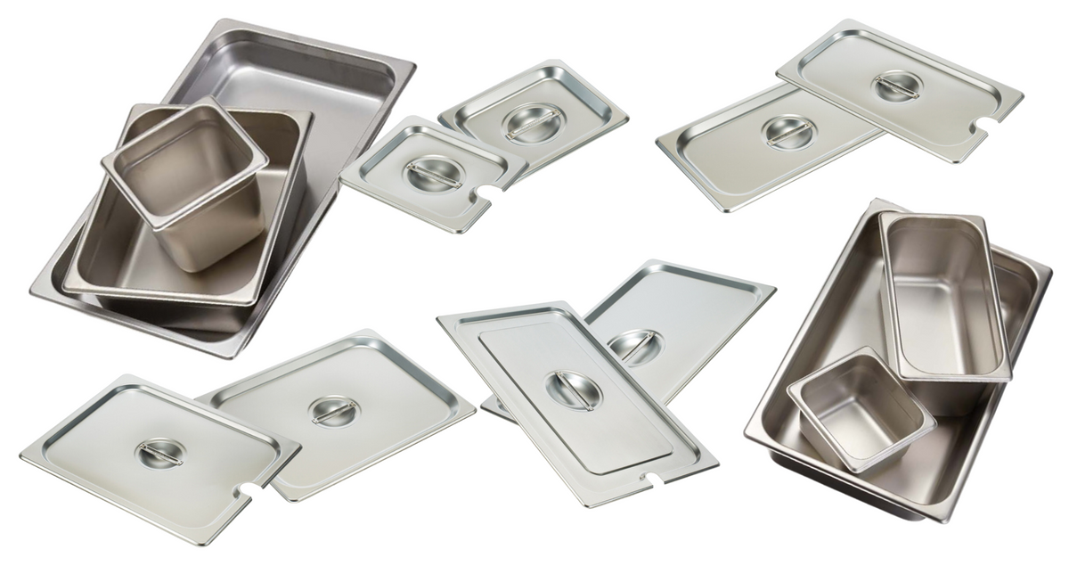 Stainless Steel Steamtable Pans & LIds – To Go Packaging