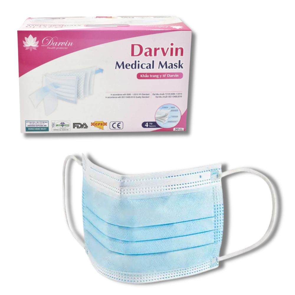 Disposable Face Masks, 50ct – To Go Packaging
