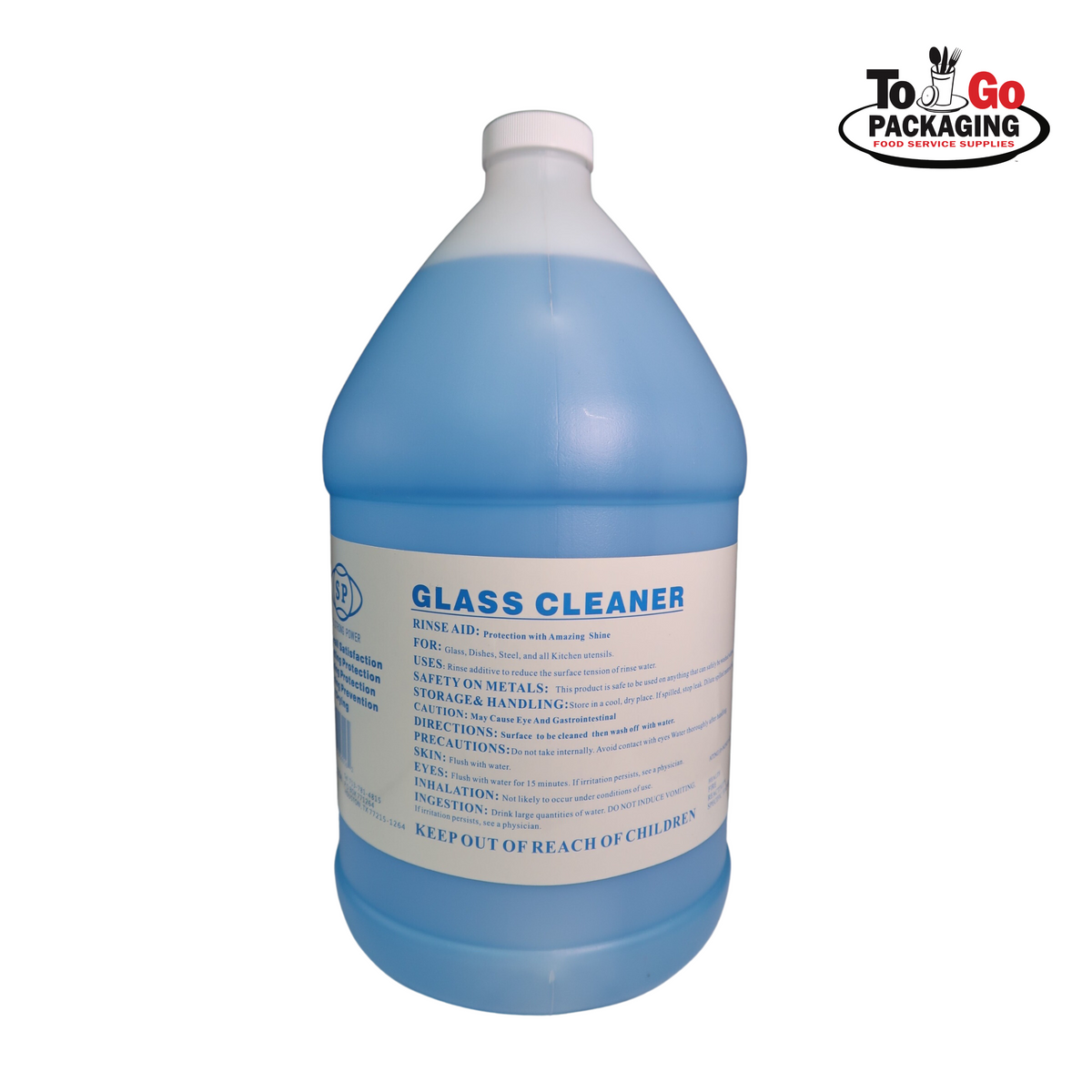 Glass Cleaner Gallon – To Go Packaging