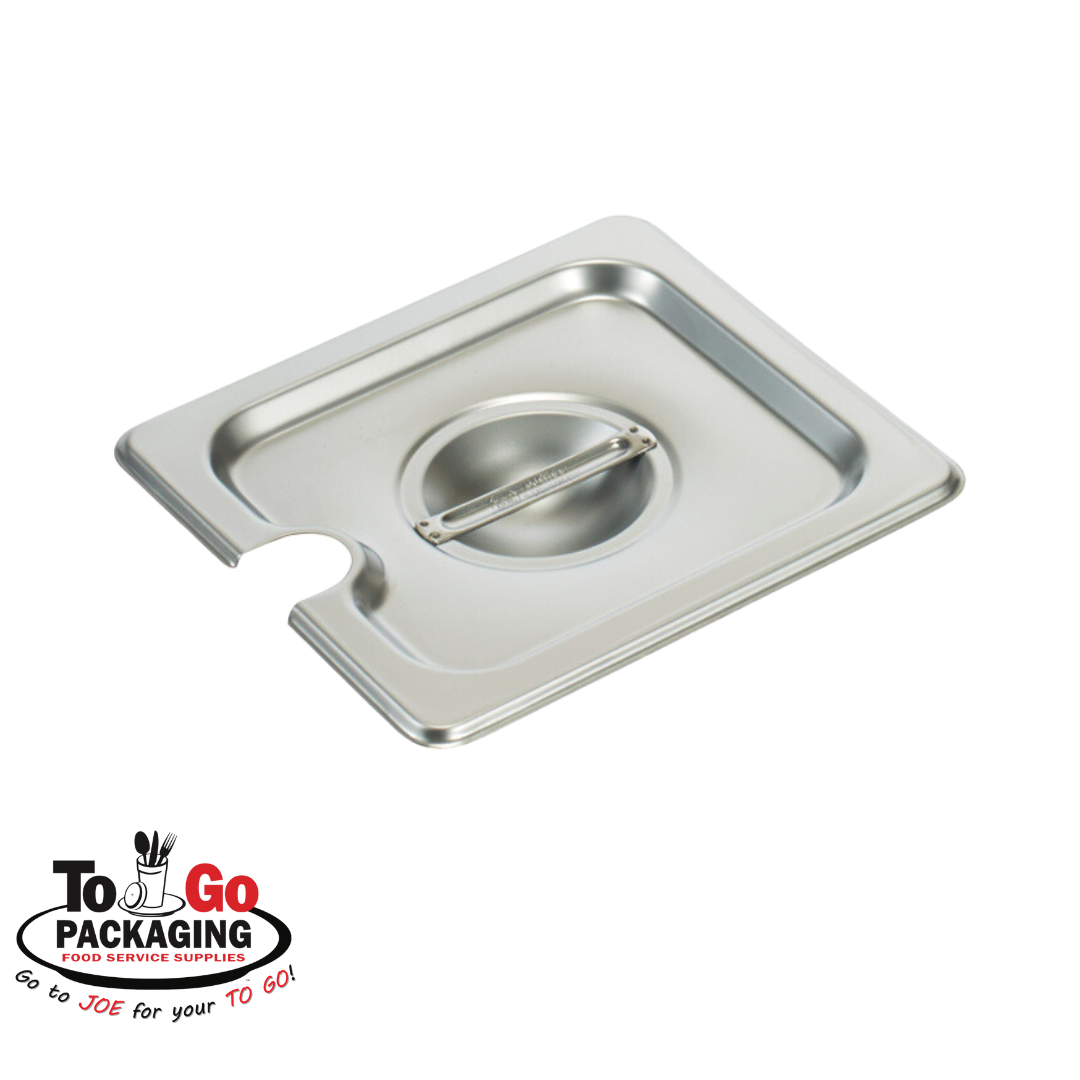 Lids for Sixth (1/6) Size Steamtable Pan, Stainless Steel – To Go Packaging
