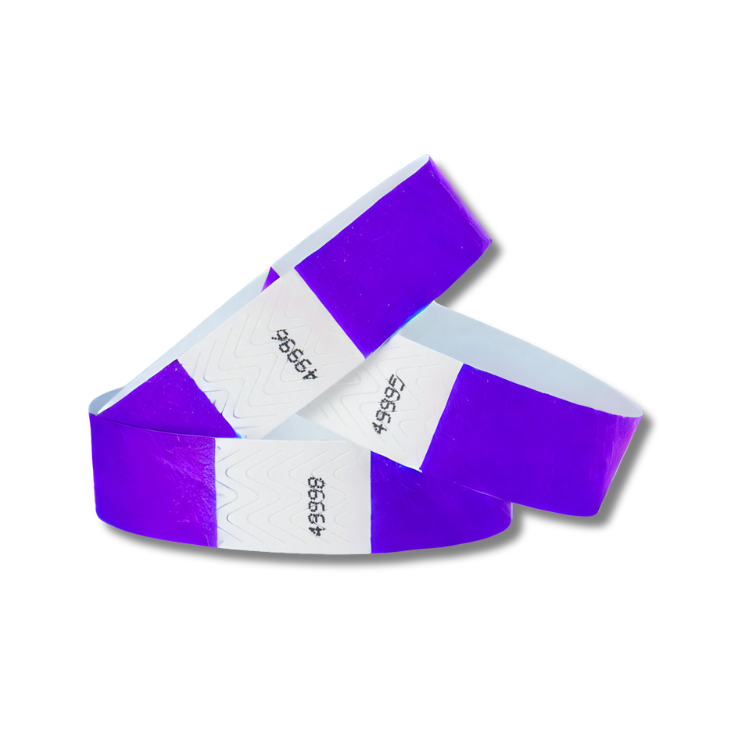 10" Neon Purple Wristbands – To Go Packaging