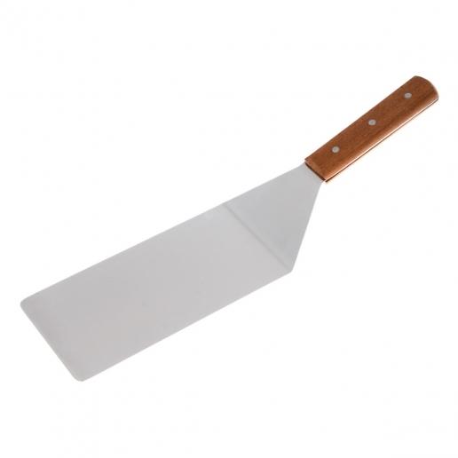 Offset Turner, Wooden Handle 8" X 3 5/16" Satin Finish Blade – To Go ...